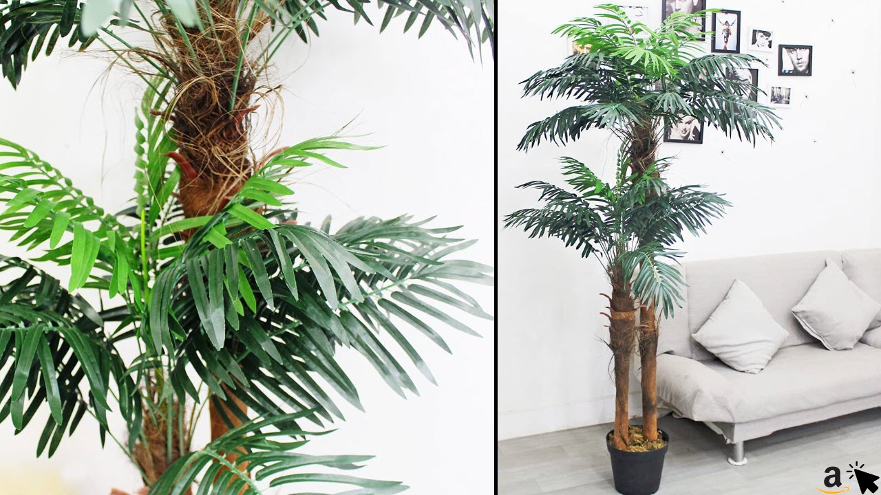 Decovego Künstliche Palme groß Kunstpalme Kunstpflanze Palme künstlich ...